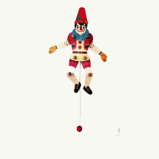 Pinocchio Bajo Polish Pull Puppet