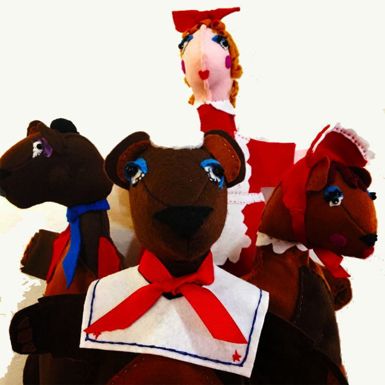 Papa Bear Hand Puppet by Sis