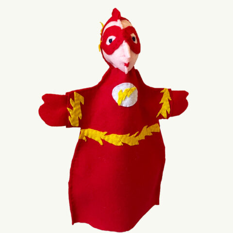 Flash Hand Puppet Fan Art by Terri